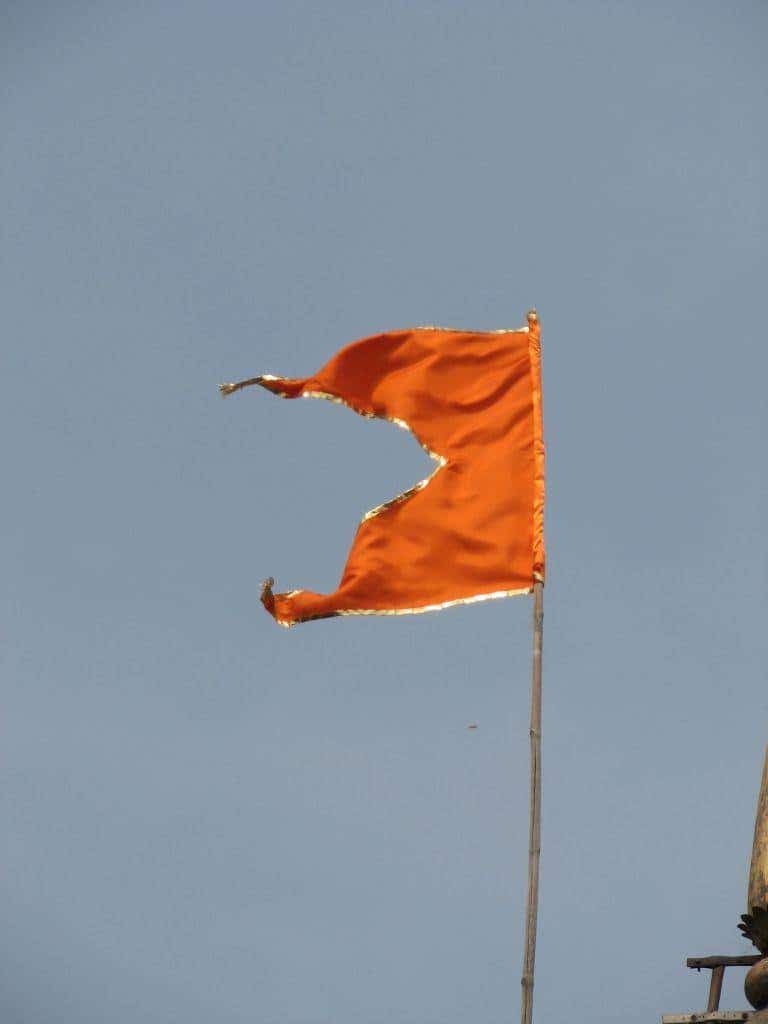 The Saffron Flag, Official Flag Of Hinduism, Symbol Of Sacrifice