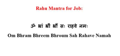 Rahu Mantra For Job And Career Success - Hinduism Facts